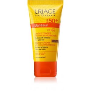 Acheter Uriage Bariésun Crème Solaire Teintée Dorée Spf 50 + 50ml | Parapharmacie.tn